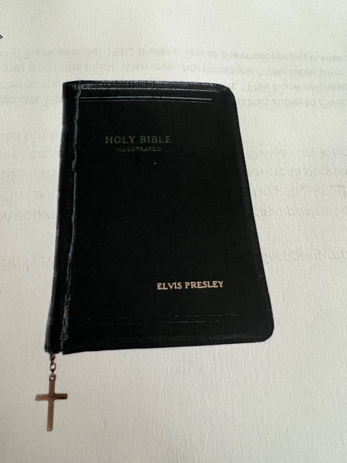 Elvis Presley’s signed bible - Moments In Time