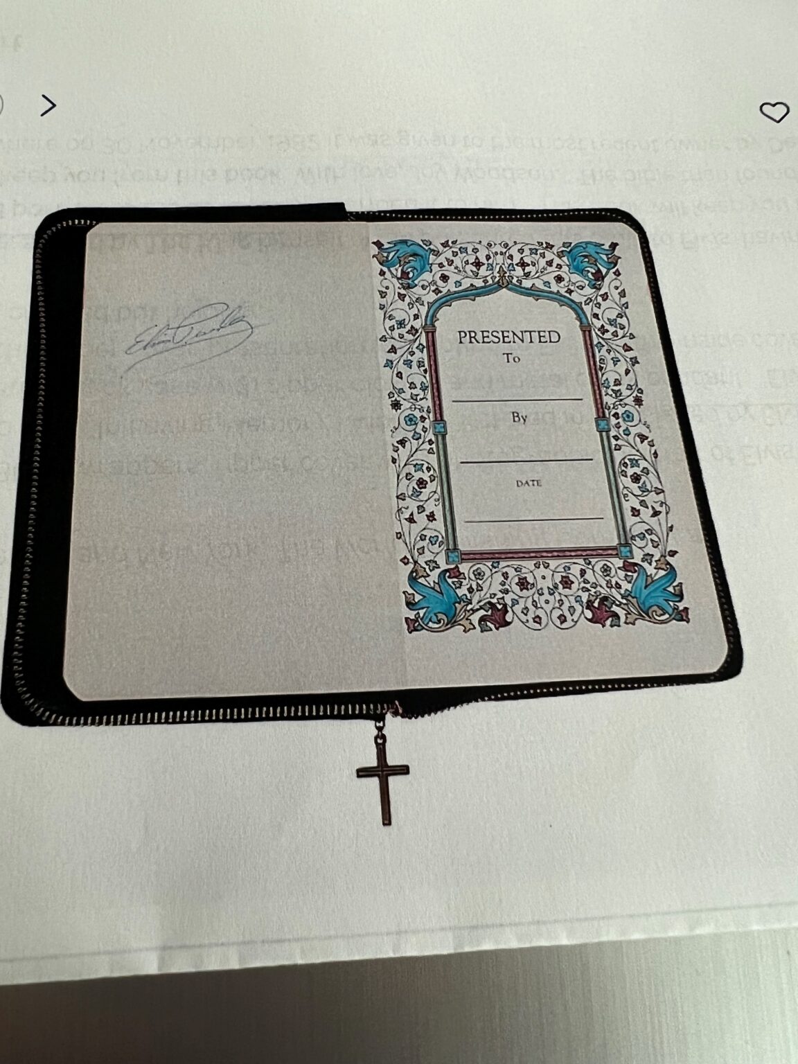 Elvis Presley’s signed bible - Moments In Time
